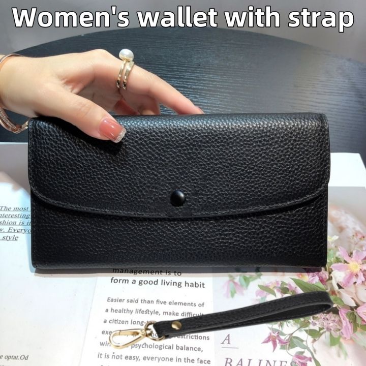 Wallet for woman Korean New style Leather Ladies Long Wallets With coin ...