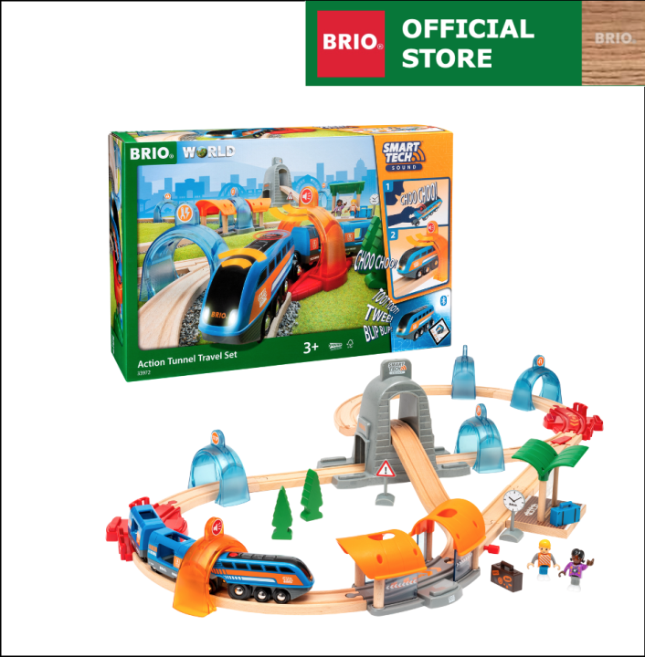BRIO- Smart Tech Sound & Action Tunnel Travel Set (33972) Creative Kit ...