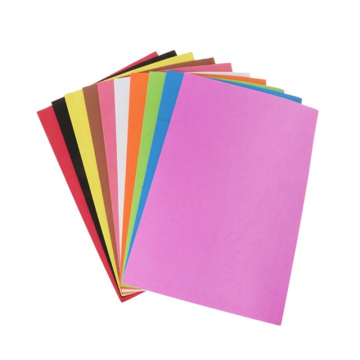 10Pcs 20x30cm Sponge Foam Paper 2mm Thickness Polyester Felt Fabric ...