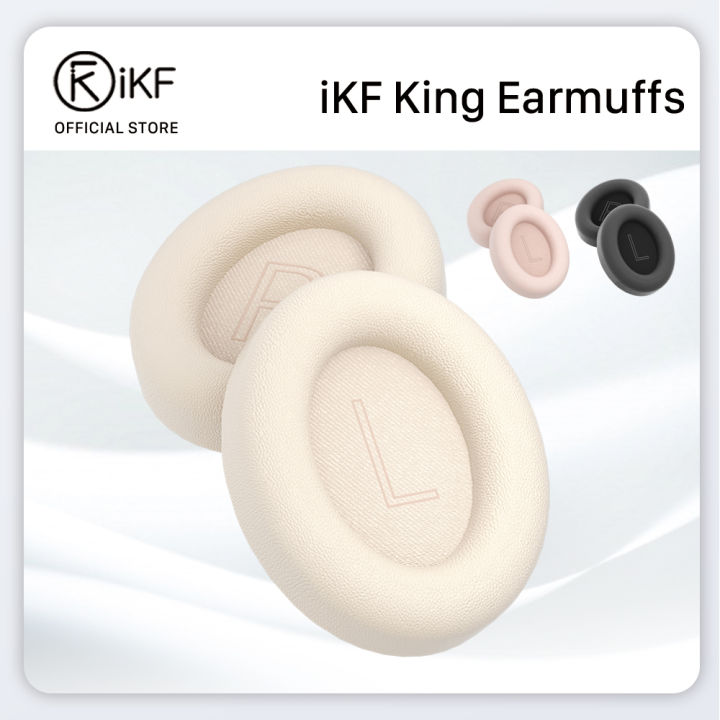IKF King Tai Nghe Bluetooth ANC Nút Bịt Tai Chính Hãng Dễ Dàng Thay Thế Bằng Da Mềm Màu Trắng ...