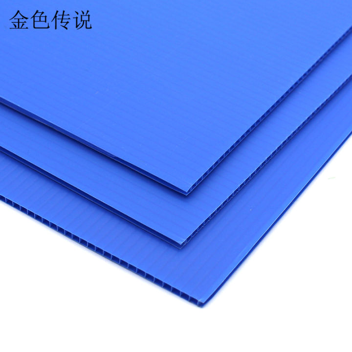 3mm corrugated board blue hollow plastic board partition Wantong board ...