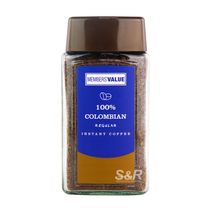 Member's Value 100% Colombian Regular Instant Coffee 200g | Lazada PH