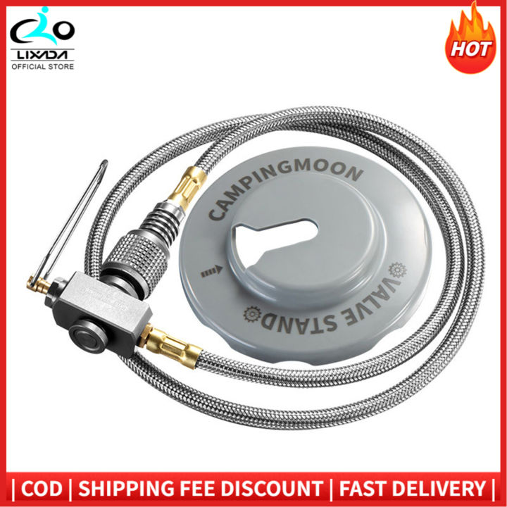 CAMPINGMOON Camping Gases Stoves Adaptor Flat Gases Tanks Connection ...
