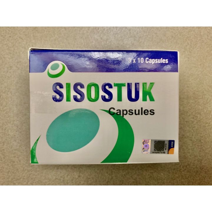 SISOSTUK Capsules 30's / 10's ( Traditional Ayurvedic Formulation ...