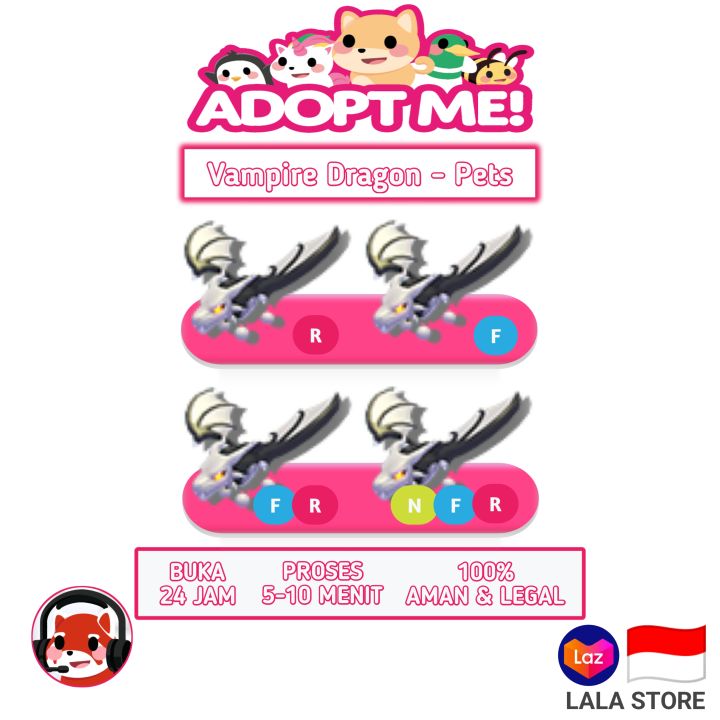 Adopt Me - Vampire Dragon - Roblox | Lazada Indonesia