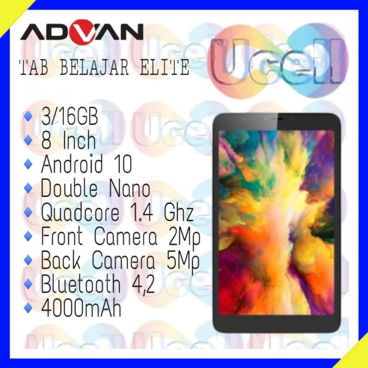 Advan Tab Belajar Elite 3/16GB - Garansi Resmi | Lazada Indonesia