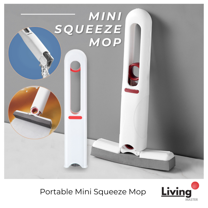 Self-Squeeze Window Wiper Car Cleaner Mini Screen Desk Cleaning Mop ...