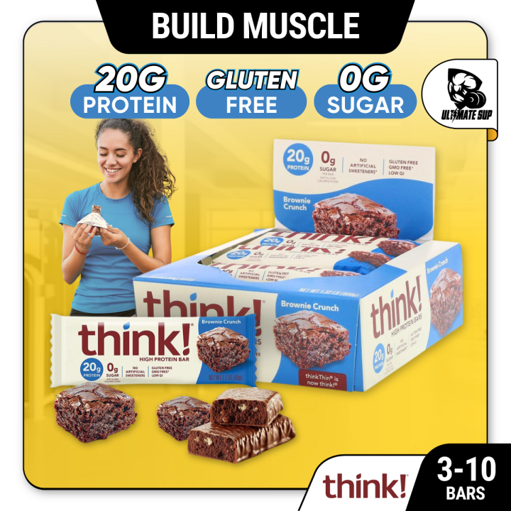 Think !, Think Protein Bar, High Protein Bar, Protein+ 150 Calorie Bars ...