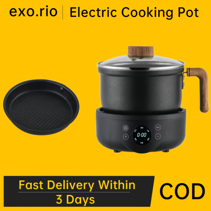 Smart electric cooking pot multi-functional household small electric ...