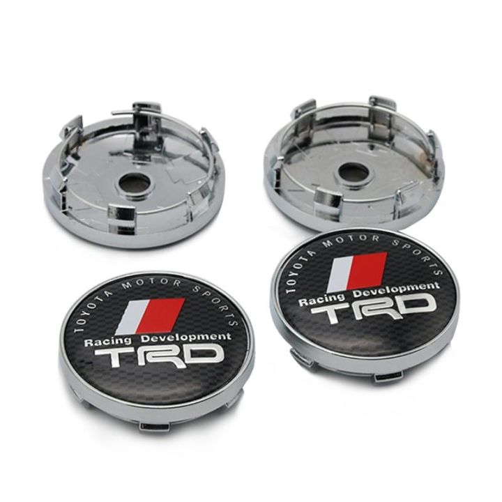 4Pcs/set 60mm Car Logo Rim Wheel Center Hub Cap Cover Emblem For TOYOTA ...