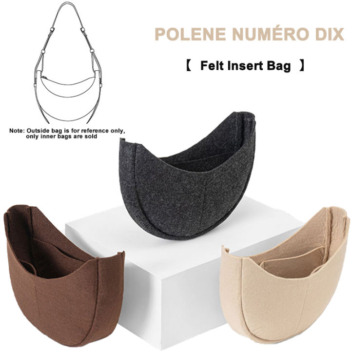 Bags Organizer Insert Fit For Polène Numéro Dix Underarm Shoulder Bag ...