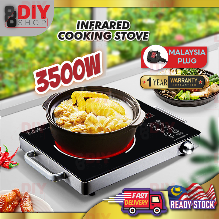 88 DIY Shop - (1 Year Warranty) 3500W Multifunction Infrared Ceramic Cooker, Furnace, Periuk ...