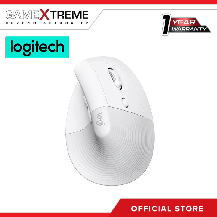 Logitech Lift Vertical Ergonomic Mouse White | Lazada PH