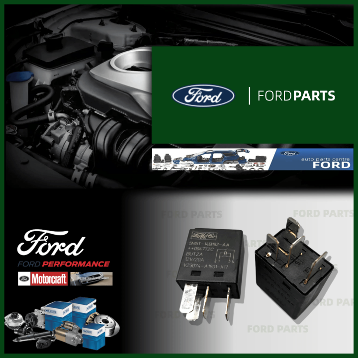 TYCO AUTOMOTIVE RELAY 12V 4PIN 5PIN FOR FORD MAZDA ELECTRONIC FAN OIL ...