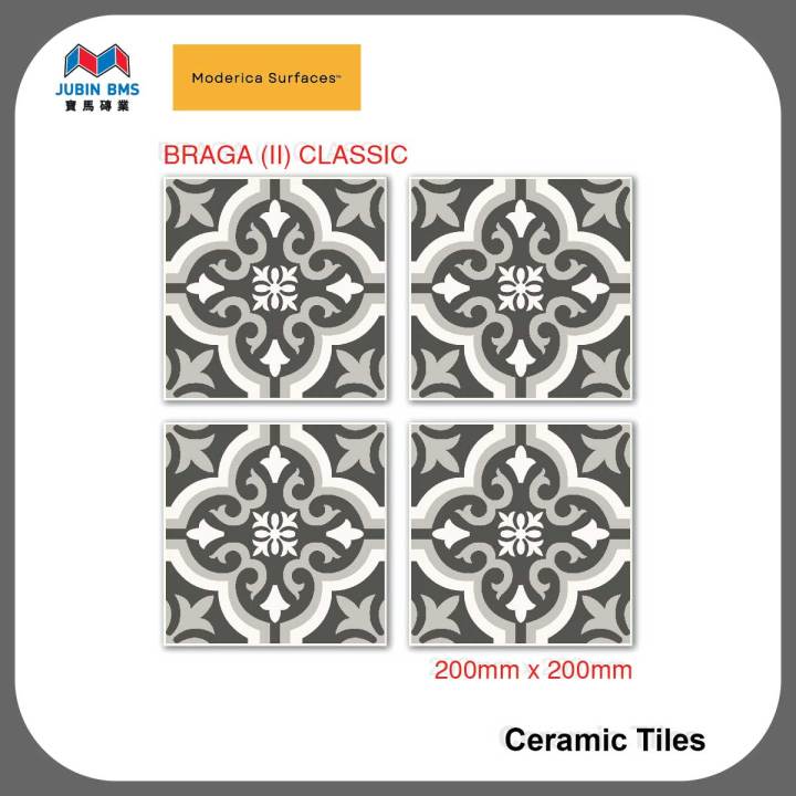 Tiles, Decorative Tiles, Mosaic Moroccan Design 8‘’x8‘‘BRAGA (II ...