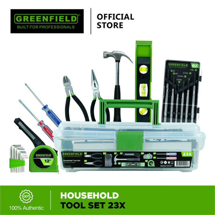 Greenfield Household Tool Set 23pcs. - Hand Tools | Lazada PH