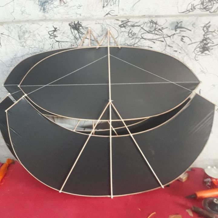 layangan gapangan pegon Ludoyo Semog ukuran 1 meter HANYA RANGKA RAKIT ...