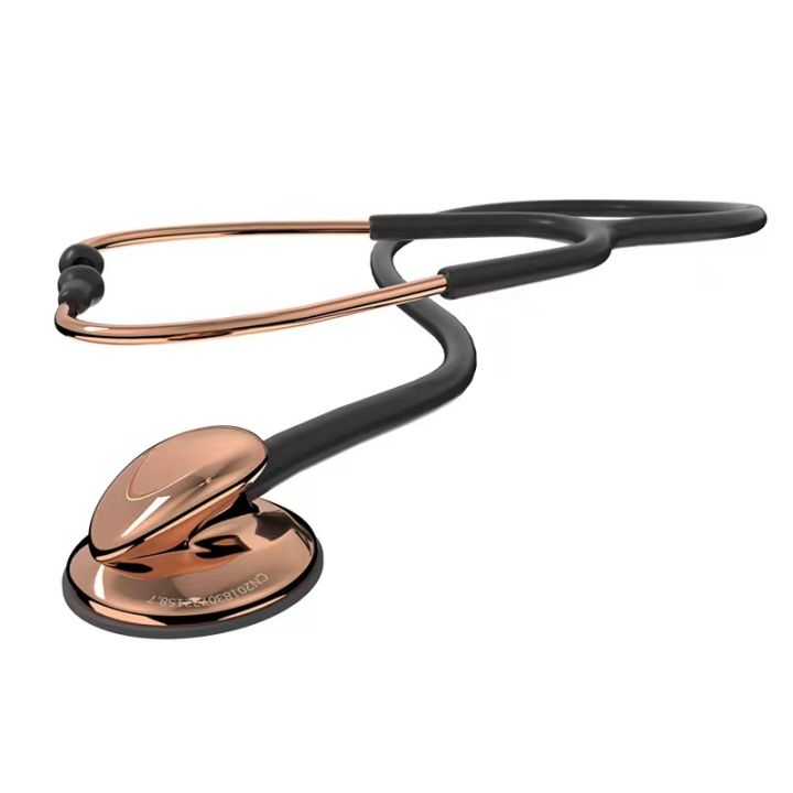 Carent stethoscope double silver back stainless steel titanium black ...