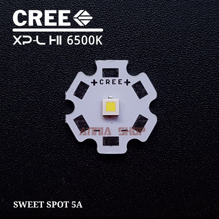 CREE LED 20MM XPL XP-L HI PUTIH ALUMUNIUM PCB 6500K | Lazada Indonesia