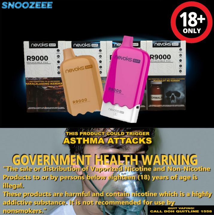 NEVOKS BAR R9000 750MAH DISPOSABLE POD LEGIT | Lazada PH