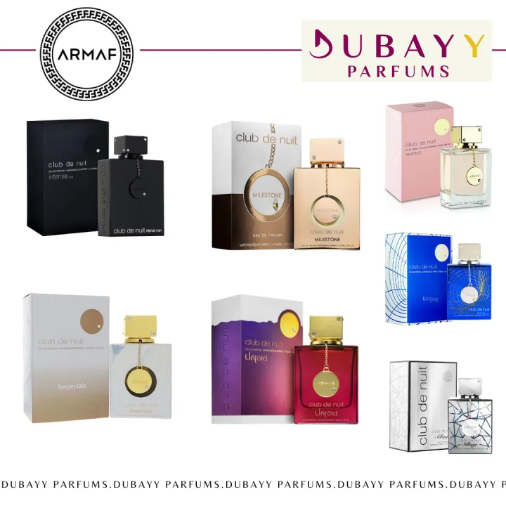 Armaf Club De Nuit Intense man/ milestone/ women/ imperiale/ untold ...