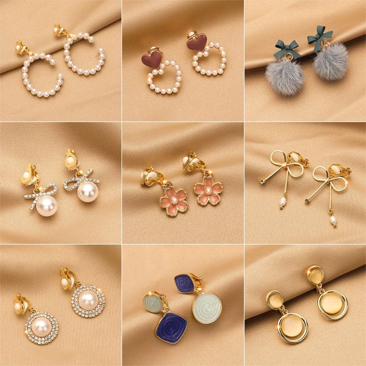 2024 Non Piercing Earrings New Fake Piercing Earrings for Women ...