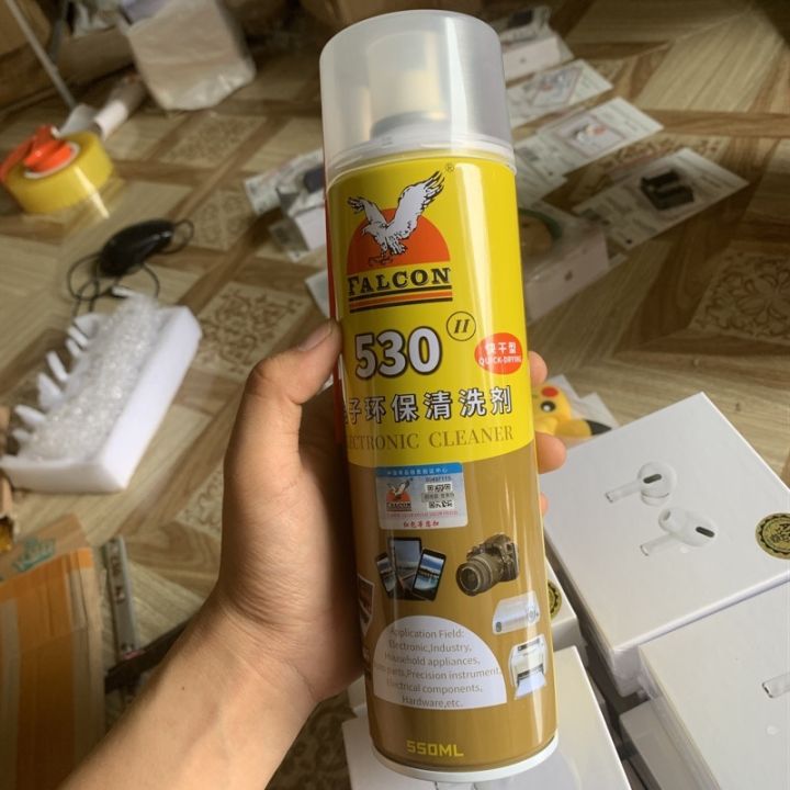 Nước tẩy rửa màn hình, keo kính, đa năng Falcon 530 dung tích 550ml ...