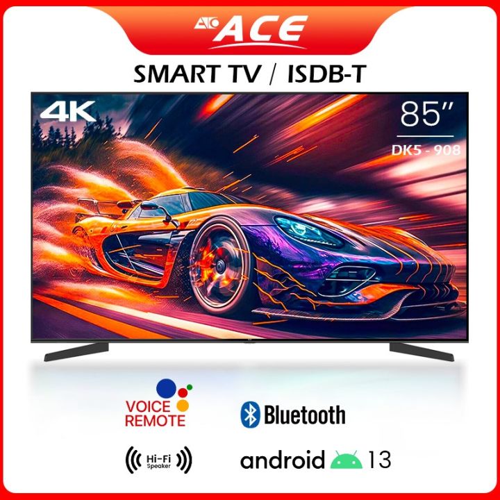 ACE 85" UHD 4K UHD Smart Google TV (WEBOS, Android 13, Netflix, Youtube ...