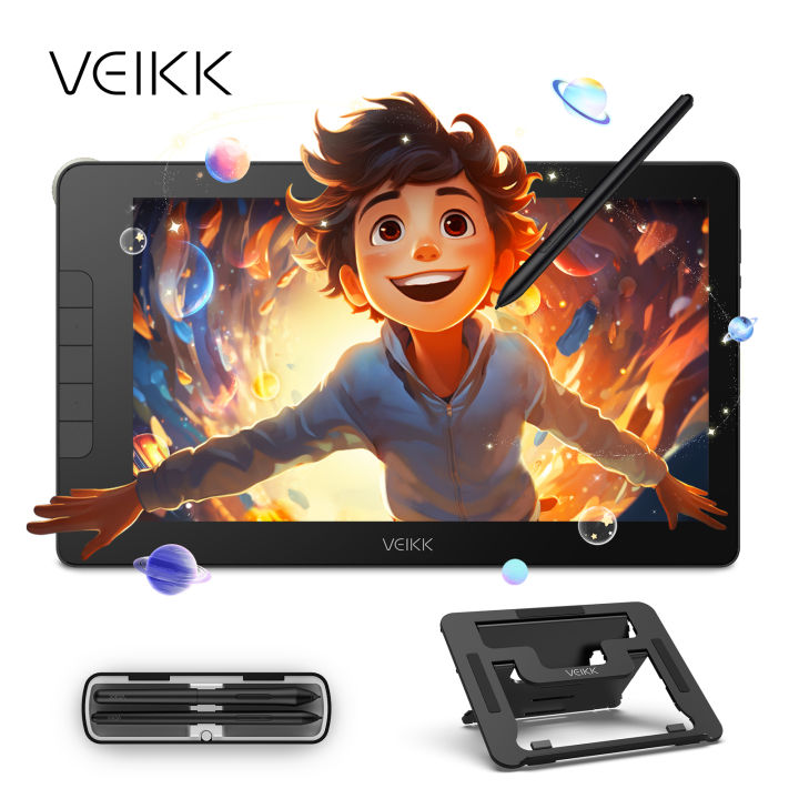 Foldable Drawing Stand VEIKK Drawing Tablet Stand - Adjustable 15° To ...
