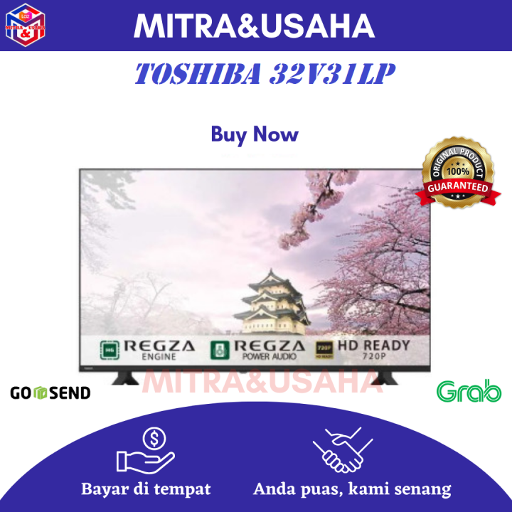 LED TOSHIBA 32V31LP Digital Smart TV 32 Inch - BERGARANSI RESMI | Lazada Indonesia