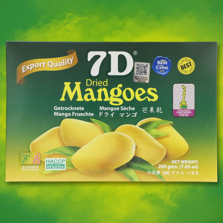 7D Dried Mangoes Gift Pack 200g | Lazada PH