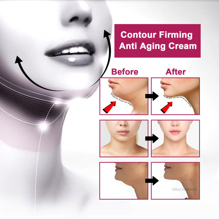 V-Shape Face Slimming Cream Remove Double Chin Firming Cream for Day ...