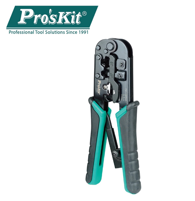 Pro'sKit CP-376TR 4P/6P/8P Telecom Crimping Tool (190mm) | Lazada PH