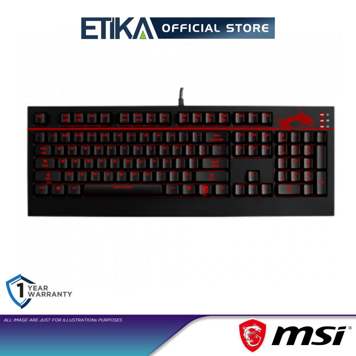 MSI GK-701 | Wired Mechanical Gaming Keyboard (Cherry MX Brown Switch ...