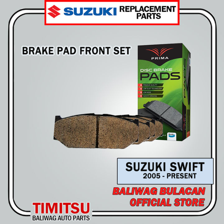 BRAKE PADS FRONT SET SUZUKI SWITF 2005-UP PN. PDB1818 ORG PRIMA | Lazada PH