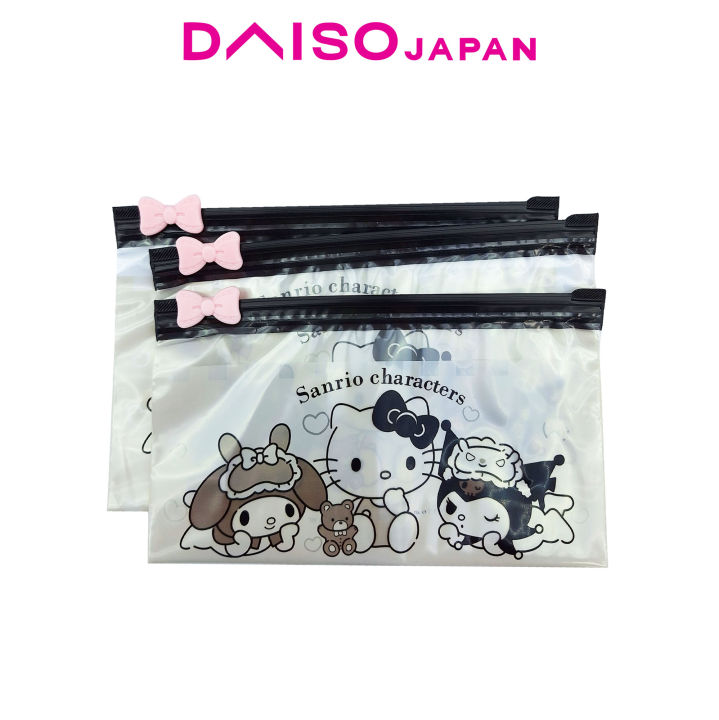 Daiso Sanrio Character Slider Zip Bag (Small, 5 pieces) | Lazada PH