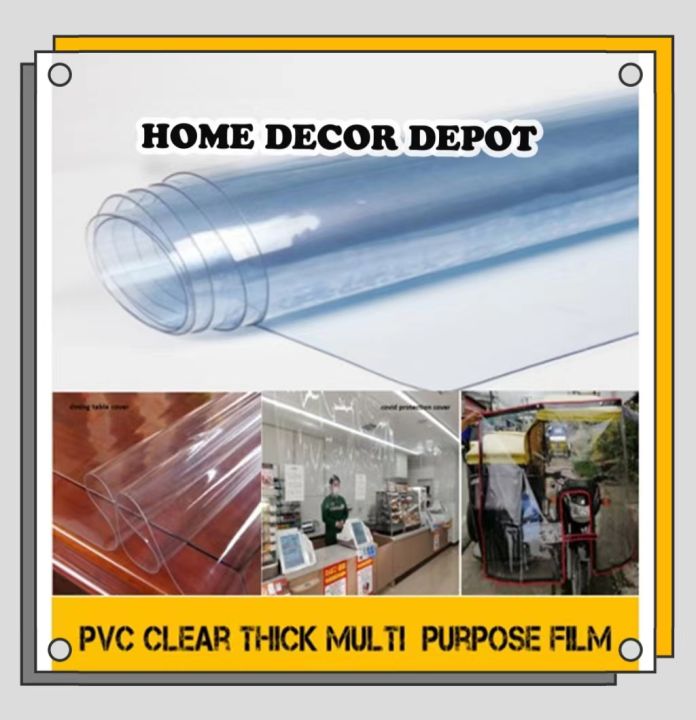 TRANSPARENT SHEET PLASTIC COVER [PER YARD] | Lazada PH
