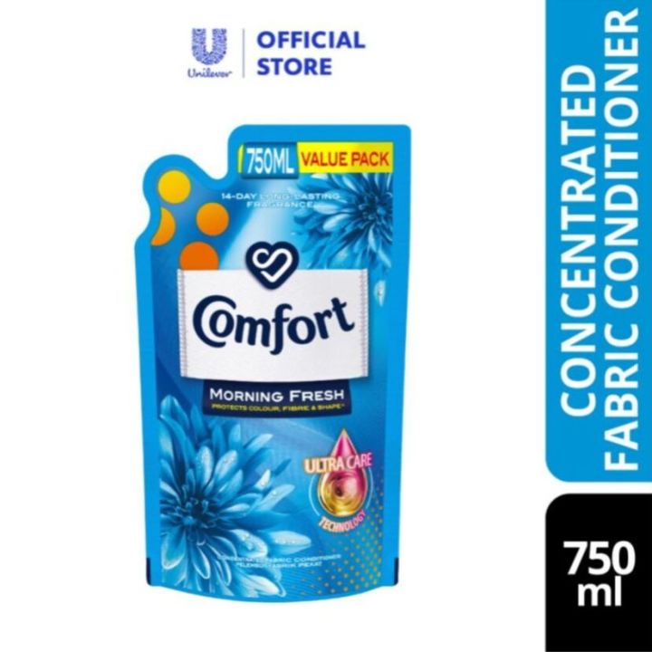 Comfort Ultra Concentrated Fabric Conditioner Morning Fresh Refill Pack ...