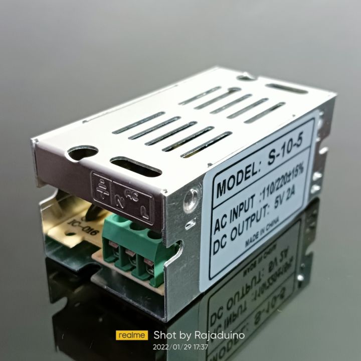 Power Supply Switching 5V 2A SMPS High Quality for Arduino Project ...