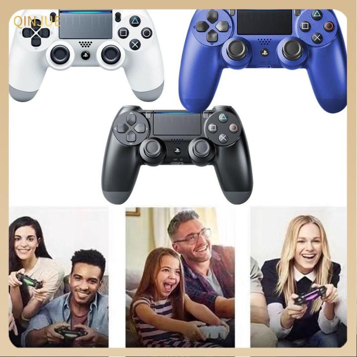 QINJUE Plastic PC Game Joystick Dual Vibration Controller PS4 Gamepad Durable Comfortable Grip ...