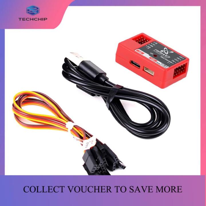 TECHCHIP-For FMS Reflex V3 Flight Controller Gyroscope Stabilizer for ...