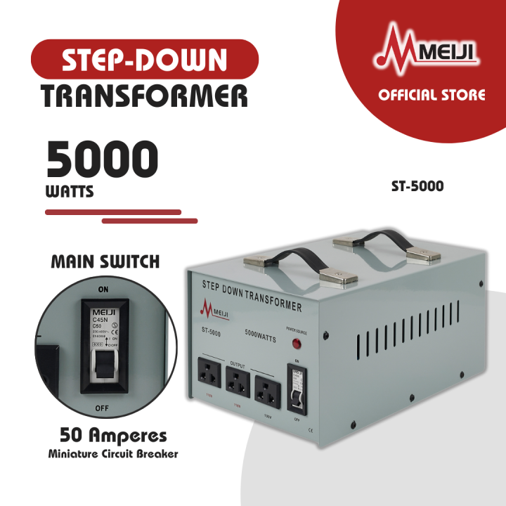 Step Down Transformer 5000Watts [Meiji Step-down Transformers 5,000 ...