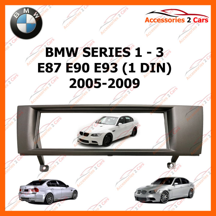 หน้ากากวิทยุรถยนต์ BMW SERIES 1-3 E87 E90 E93 (1DIN) 2005-2009 (NV-BM ...