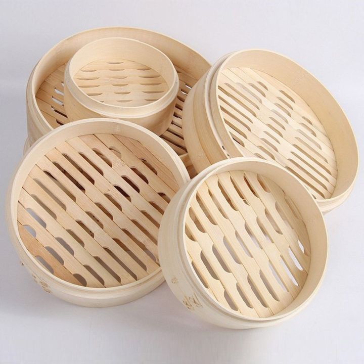 MA0CP0XN With Cover Chinese Dumplings Bamboo Steamed Bun Steamer ...