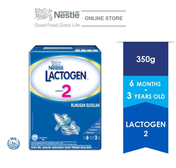Nestle Lactogen Step 2 Milk Powder 350g | Lazada