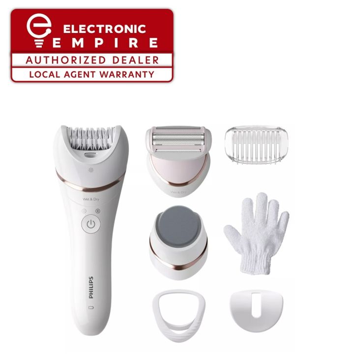 Philips BRE730/10 Epilator Series 8000 Wet & Dry epilator | Lazada ...