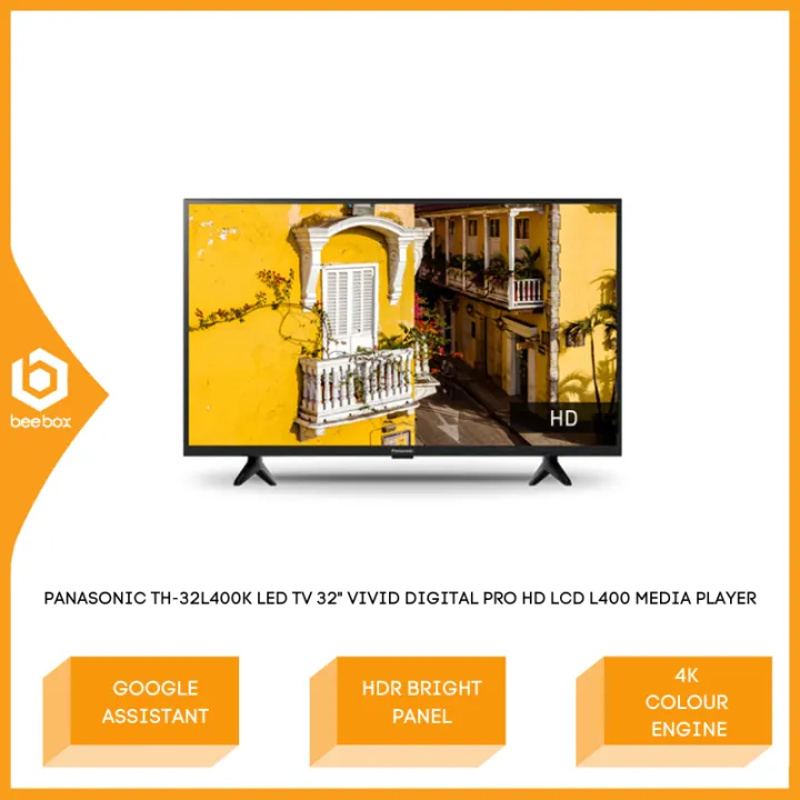 Panasonic LED TV 32" Vivid Digital Pro HD LCD L400 Media Player ...