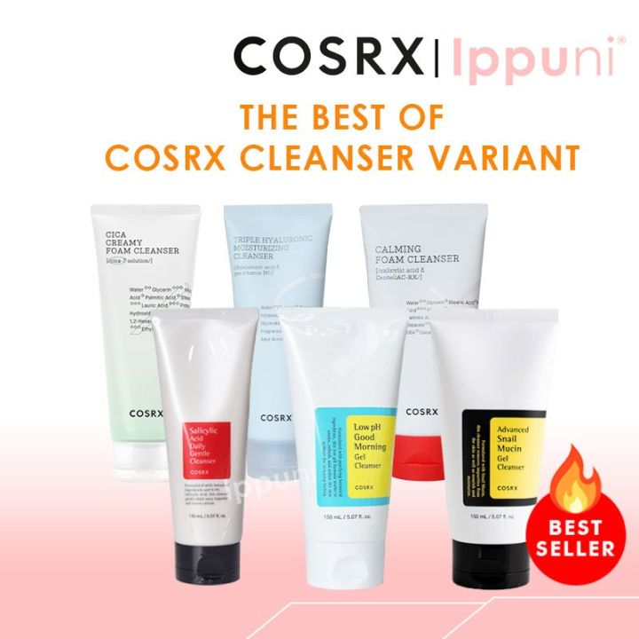 COSRX AC Calming foam Cleanser/Low pH Good Morning Gel/Salicylic Acid ...