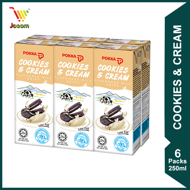 Pokka Cookies and Cream (6s x 250ml) | Lazada