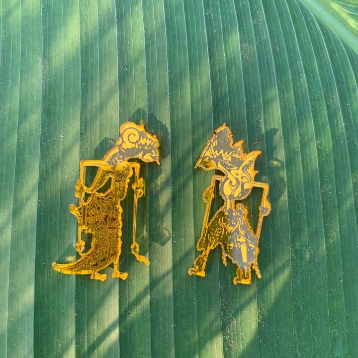 Wayang Rama Sinta aksesoris mahar miror gold / dekorasi mahar | Lazada ...